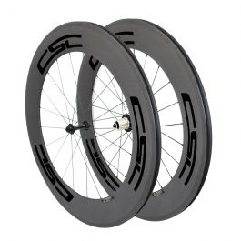 U shape 23mm, 25mm Width 88mm Carbon Bicycle Road Wheels Powerway R13 hub