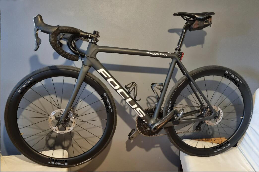 CSC's newly upgraded carbon fiber wheelset - wider rims, lighter hubs